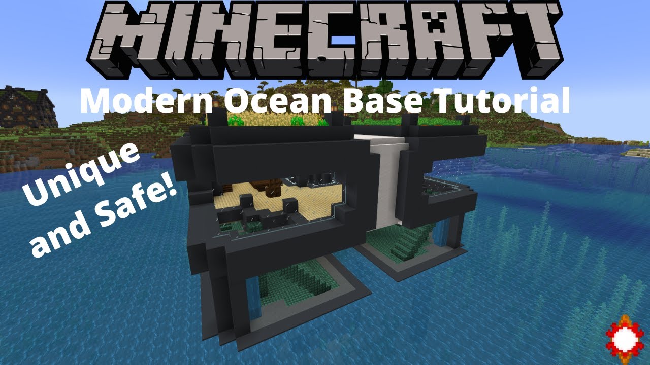 Minecraft How to Build a Modern Ocean Base -Tutorial- - Minecraft Builders
