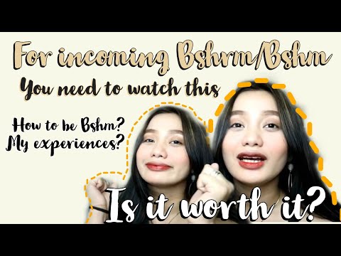 for incoming bshm/bshrm students this is for you...