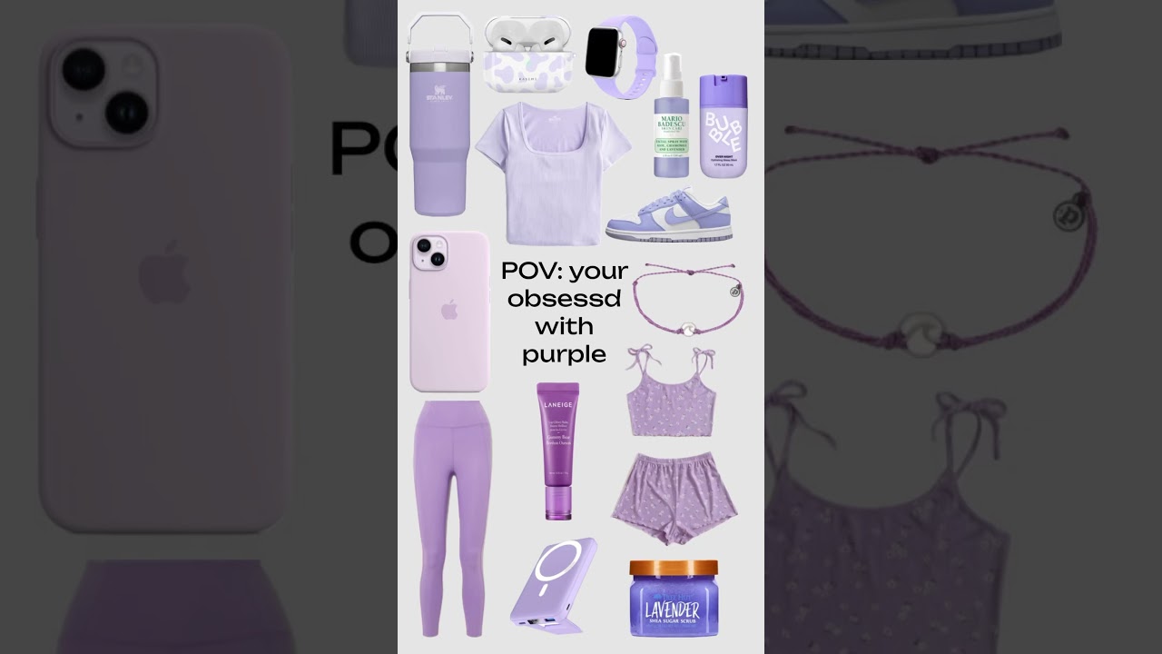 Cute purple💜🤍 Comment for a request!!:) #preppy #shuffle #outfitinspo
