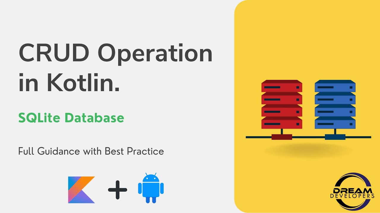 Android SQLite Database Tutorial | Android Kotlin | CRUD Operation