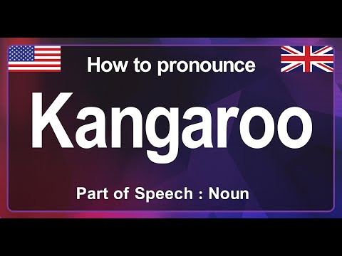 Kangaroo Pronunciation Correctly , How to Pronounce Kangaroo in American English