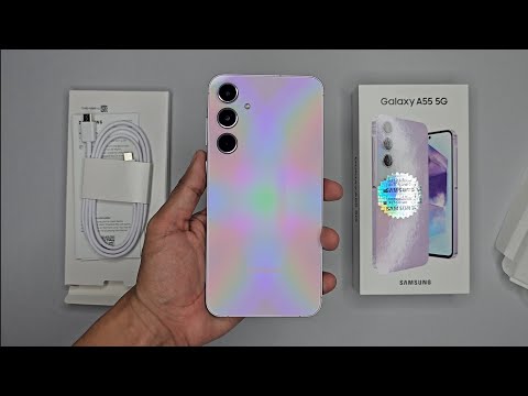 Samsung Galaxy A55 Lilac Unboxing | TheAgusCTS |