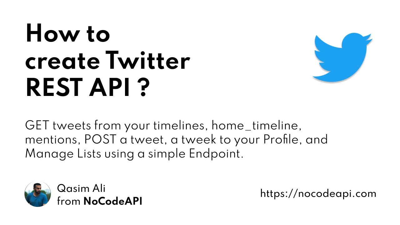 How to create Twitter REST API ?
