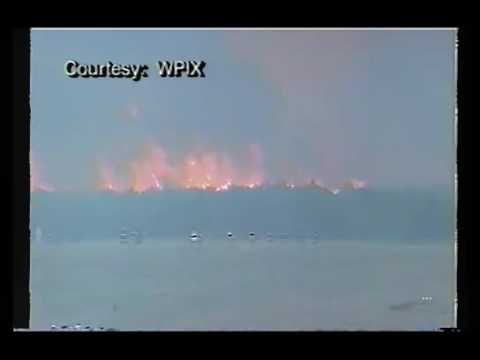 Brad Edwards 1995 SAT image Long Island Fire's plume