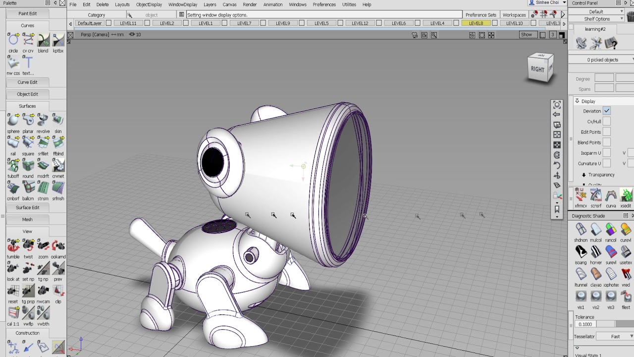 Alias Studio modeling  - 3d printer file(stl) [sini]