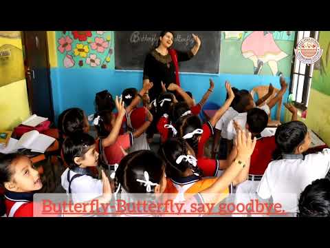 Butterfly-Butterfly|| English Rhyme || Kindergarten Rhyme || with action || poem || Nursery poems