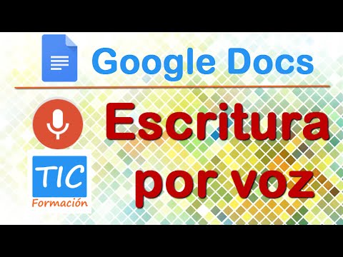 ✅Escribe con tu voz en Google Docs