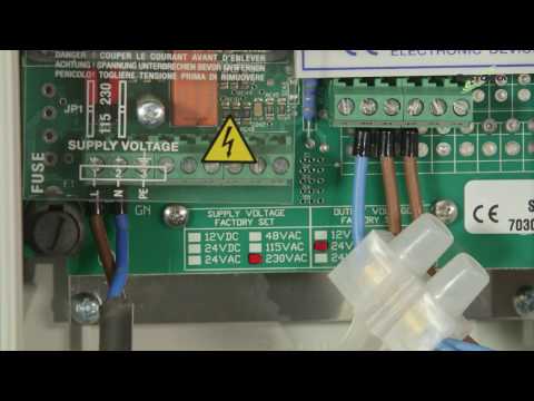 ‘Dustcheck's Delta P (Sequence) Controller VOLTAGE AND WIRING - Dust Extraction Unit’