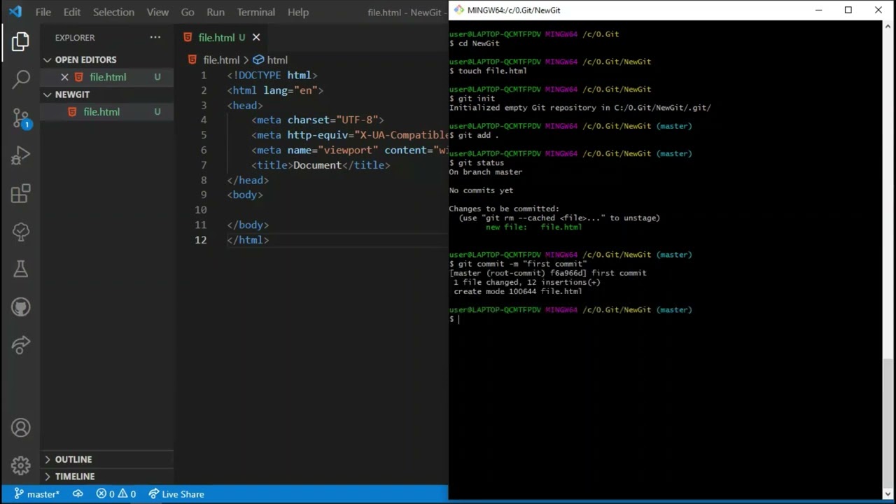 How to add a locally hosted code to GitHub