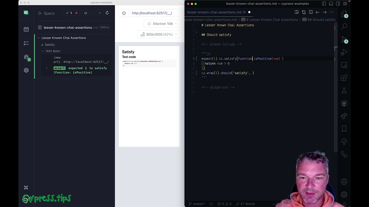 Lesser Known Chai Assertions Like Satisfy A Predicate