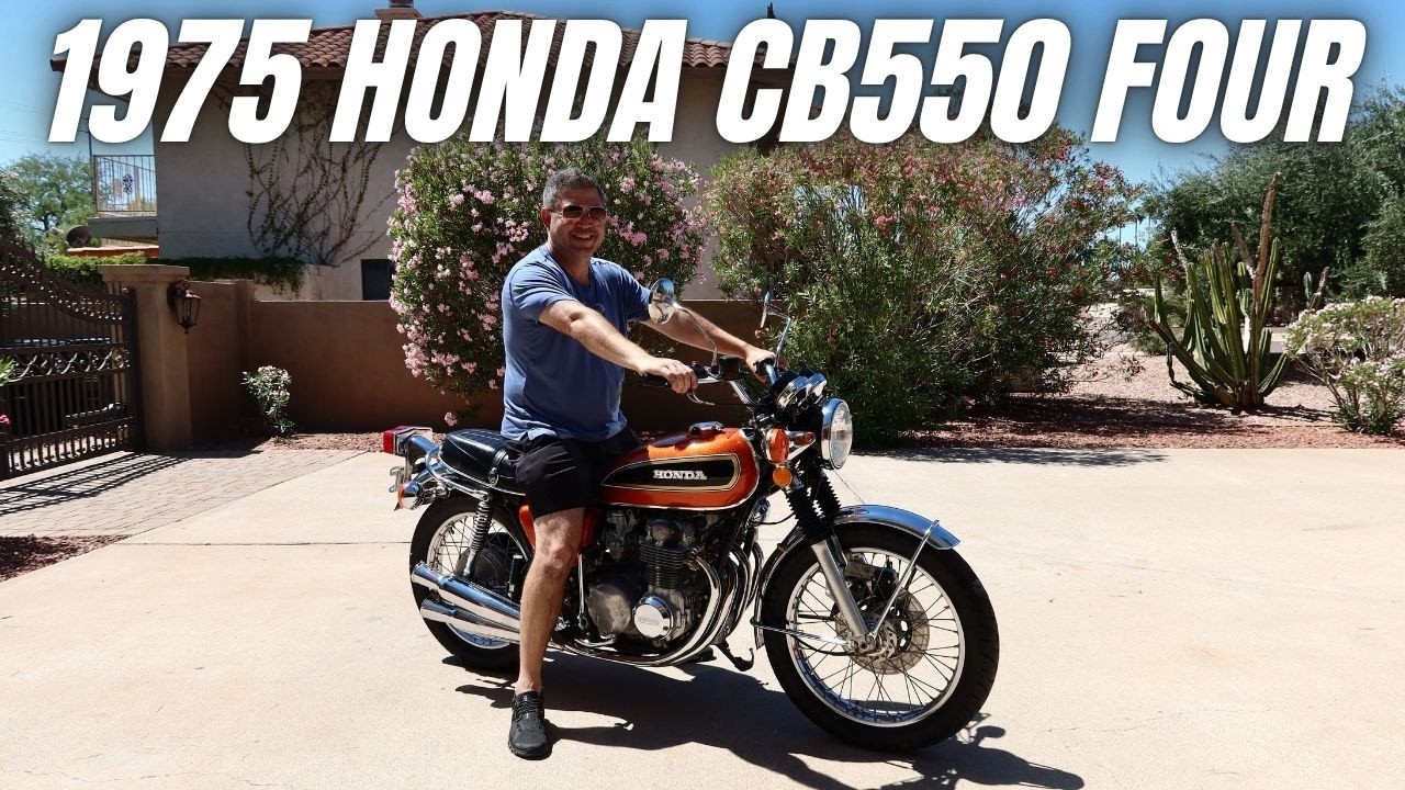 This Vintage Honda CB550 Four is STUNNING