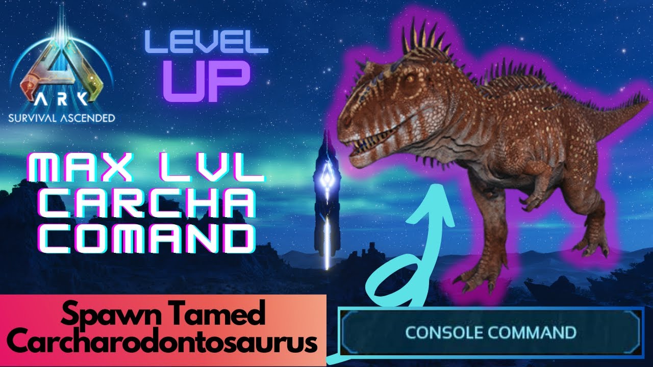 Tamed Carcha Spawn Command | Ark Survival Ascended