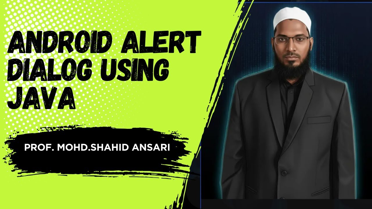Alert Dialog in Android Using Java | Back Button Confirmation Example
