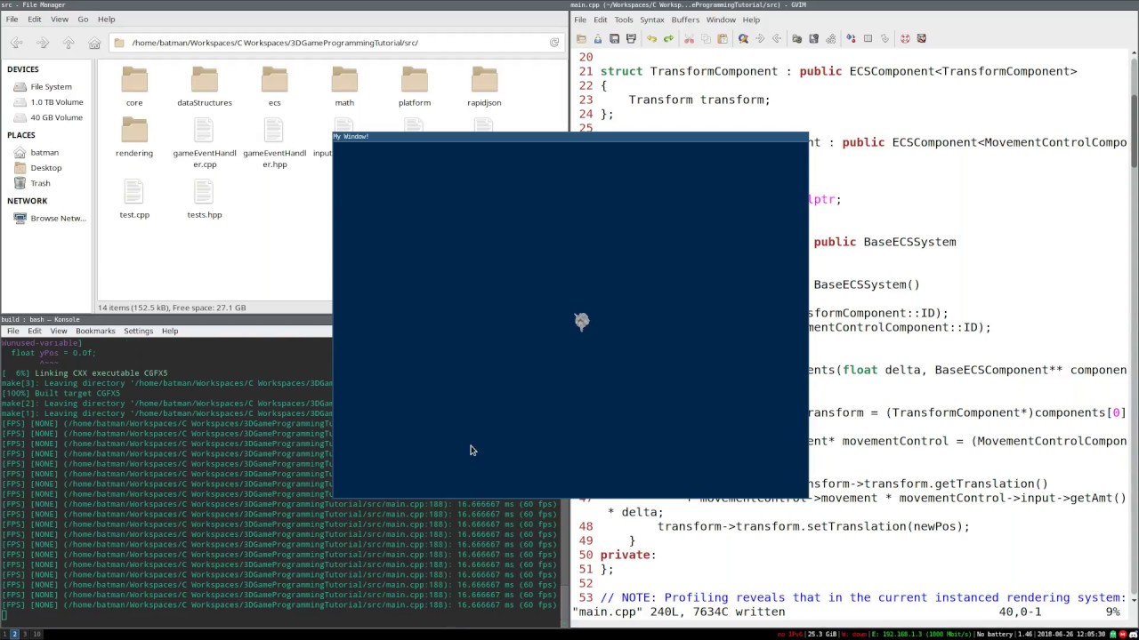 #12 3D Game Programming Tutorial: The ECS Break-in