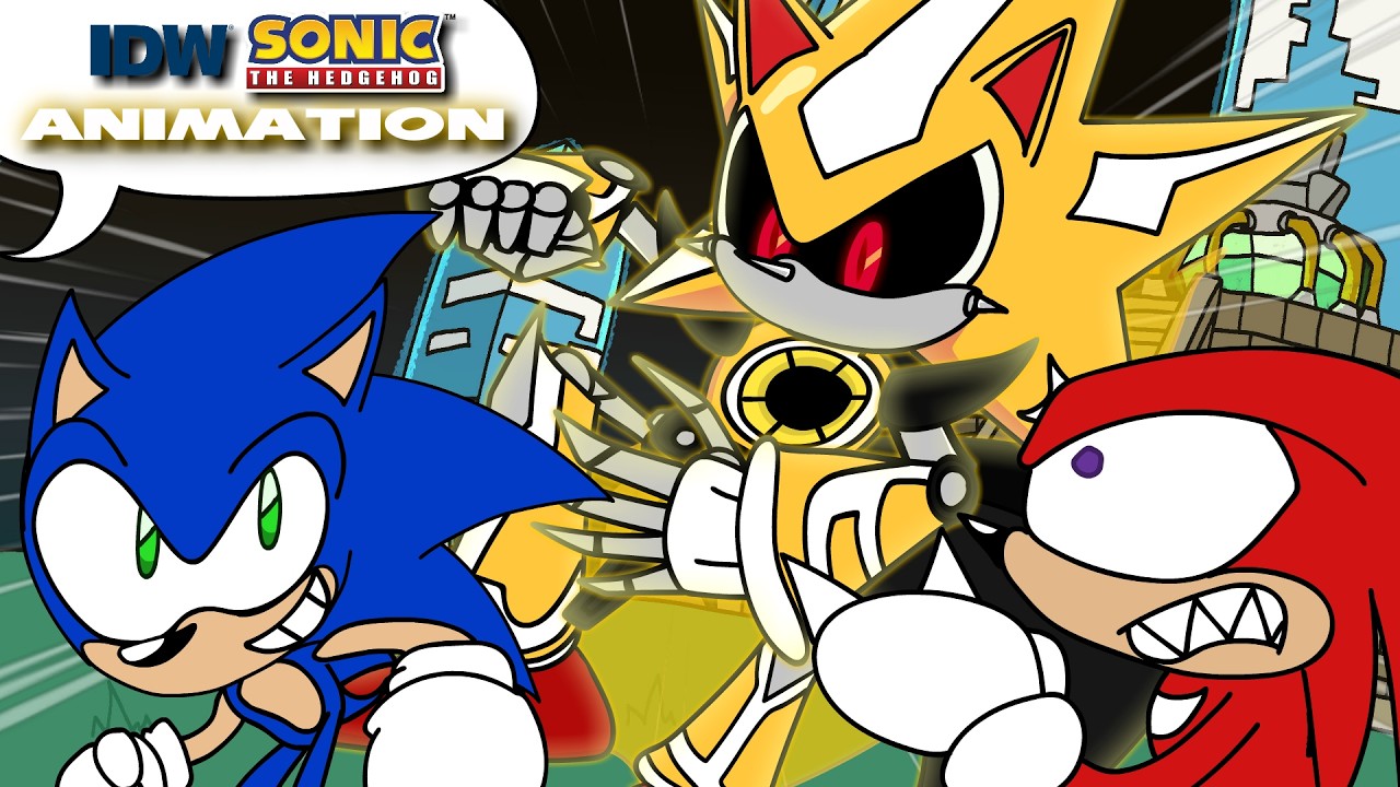 VS. Super Neo Metal Sonic | IDW Sonic Animation