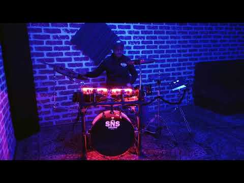 SNS electronic drum kit with LED lighting | Reverb