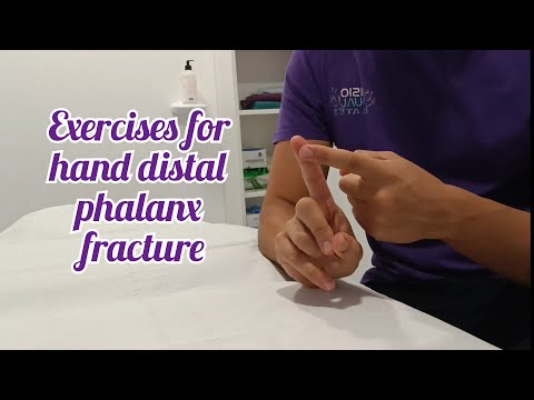 Exercises for hand distal phalanx fracture