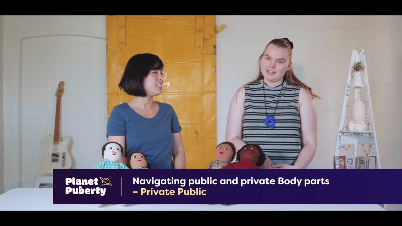 Public and private body parts activity for children with intellectual disability