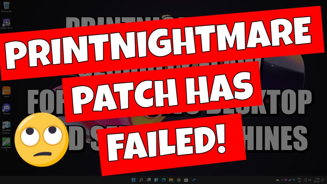 DO THIS QUICK Microsoft Printnightmare Security Flaw Patch DID NOT Work