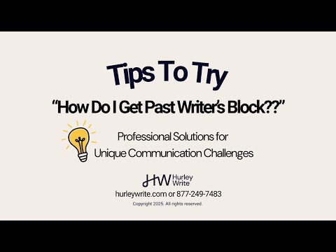 How to Fix Writer's Block #writingtips #writingskills #technicalwriting