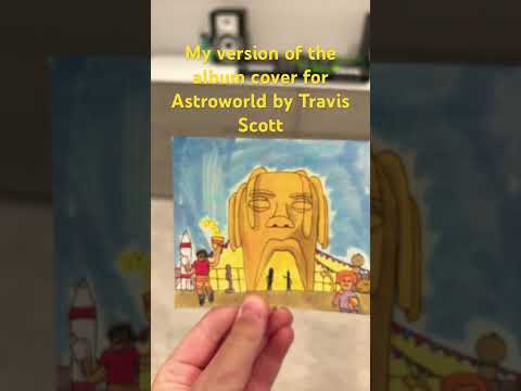 My version of the album cover for Astroworld by Travis Scott #albumcover #travisscott #astroworld