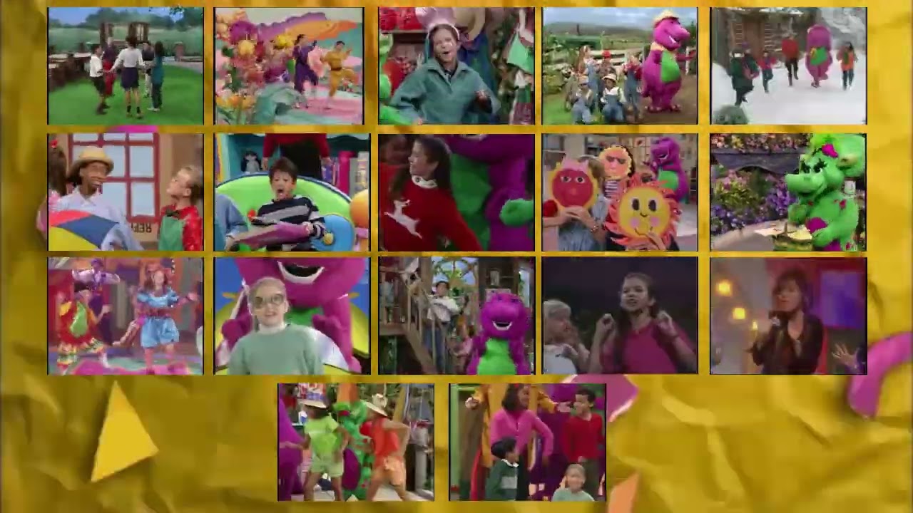 Barney Home Video Intro Comparison (Lyrick Era) (1998-2002)