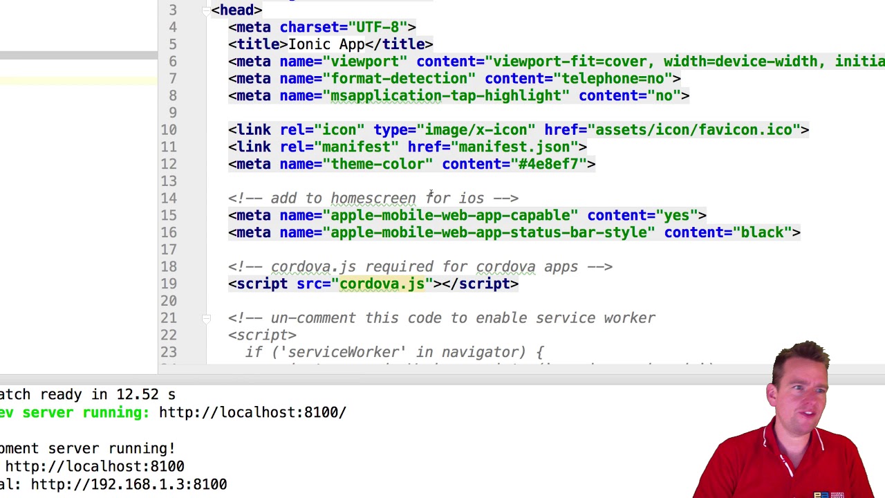 Ionic Mobile Apps | S1P12 | Src folder overview