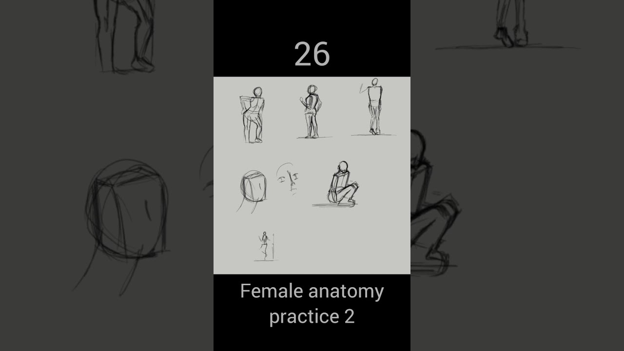 26 - female anatomy practice 2 #art #artists #anatomy #poses