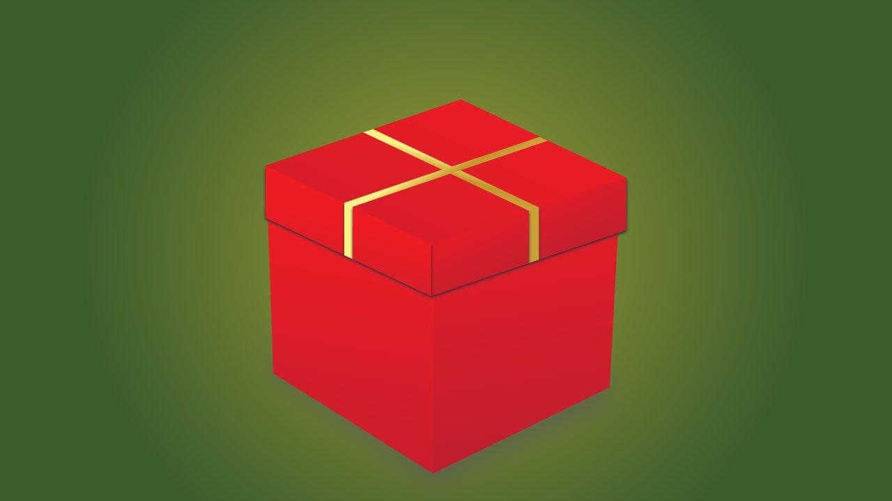 Illustrator Tutorial | How to Make 3D Gift Box