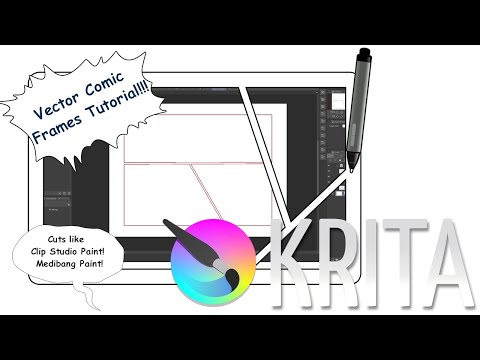 Krita Vector Comic Panel Tutorial Tutorials Krita Artists