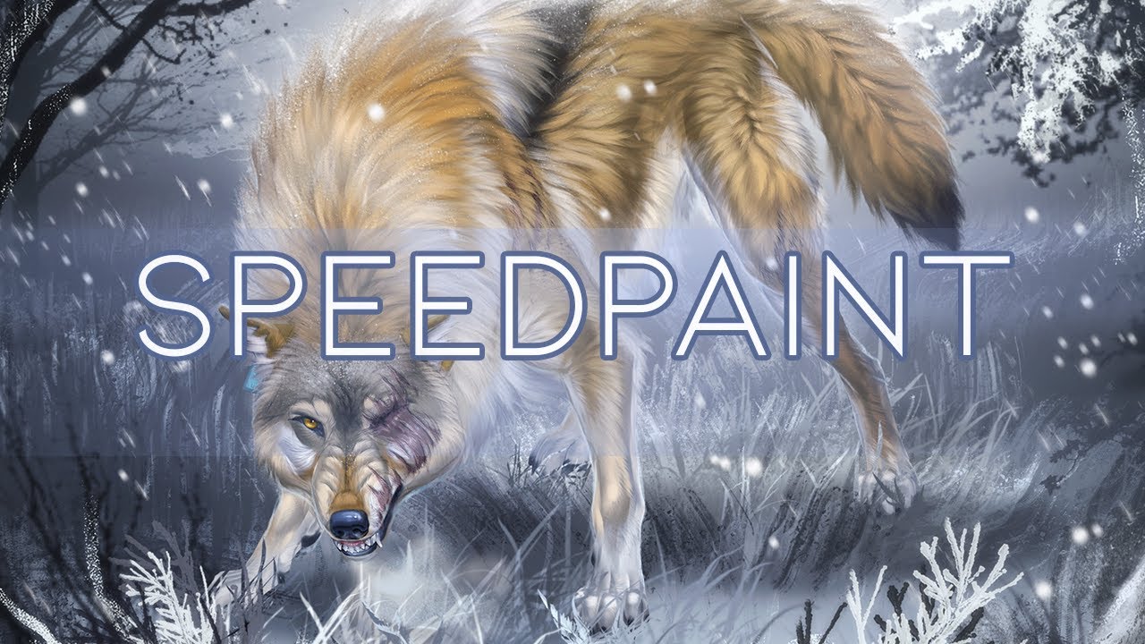 Frostbite, wolf speedpaint