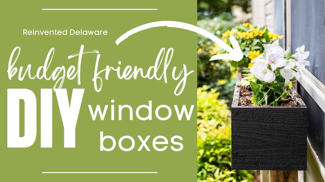 DIY Window Planter Boxes for Only $35