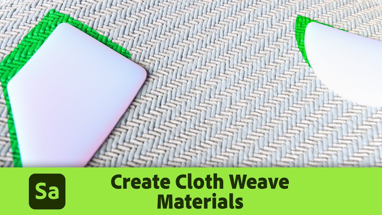 Create Cloth Weave Materials in Substance 3D Sampler | Adobe Substance 3D