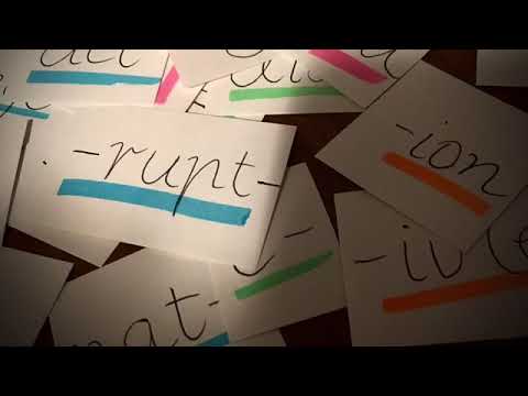 Building words with -rupt- (“to break”)