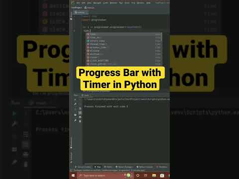Create a Progress Bar with a Timer in Python