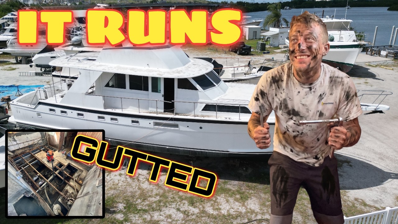 I Got My $5,000 60ft Yacht Running...Then I Gutted It