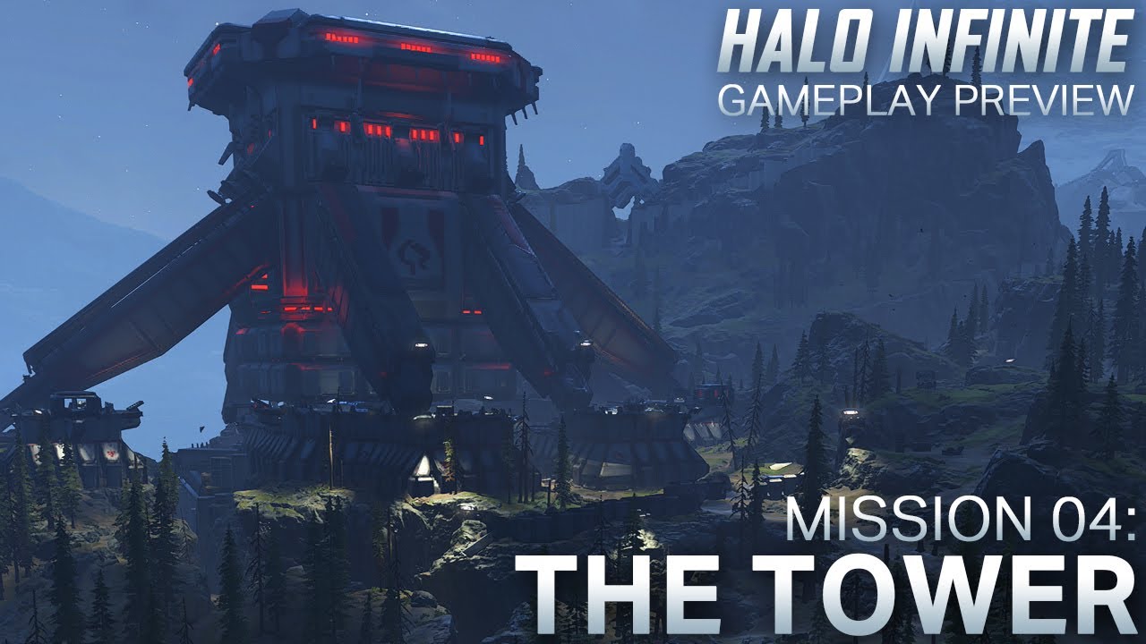 Halo Infinite Gameplay Preview - Mission 04: The Tower | POTENTIAL SPOILERS