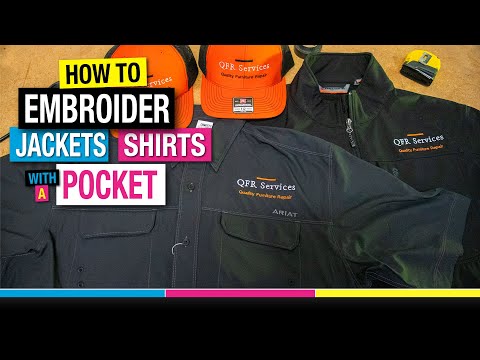 How to Embroider Your Own Pocket Shirts & Jackets (Ricoma TC-1501)