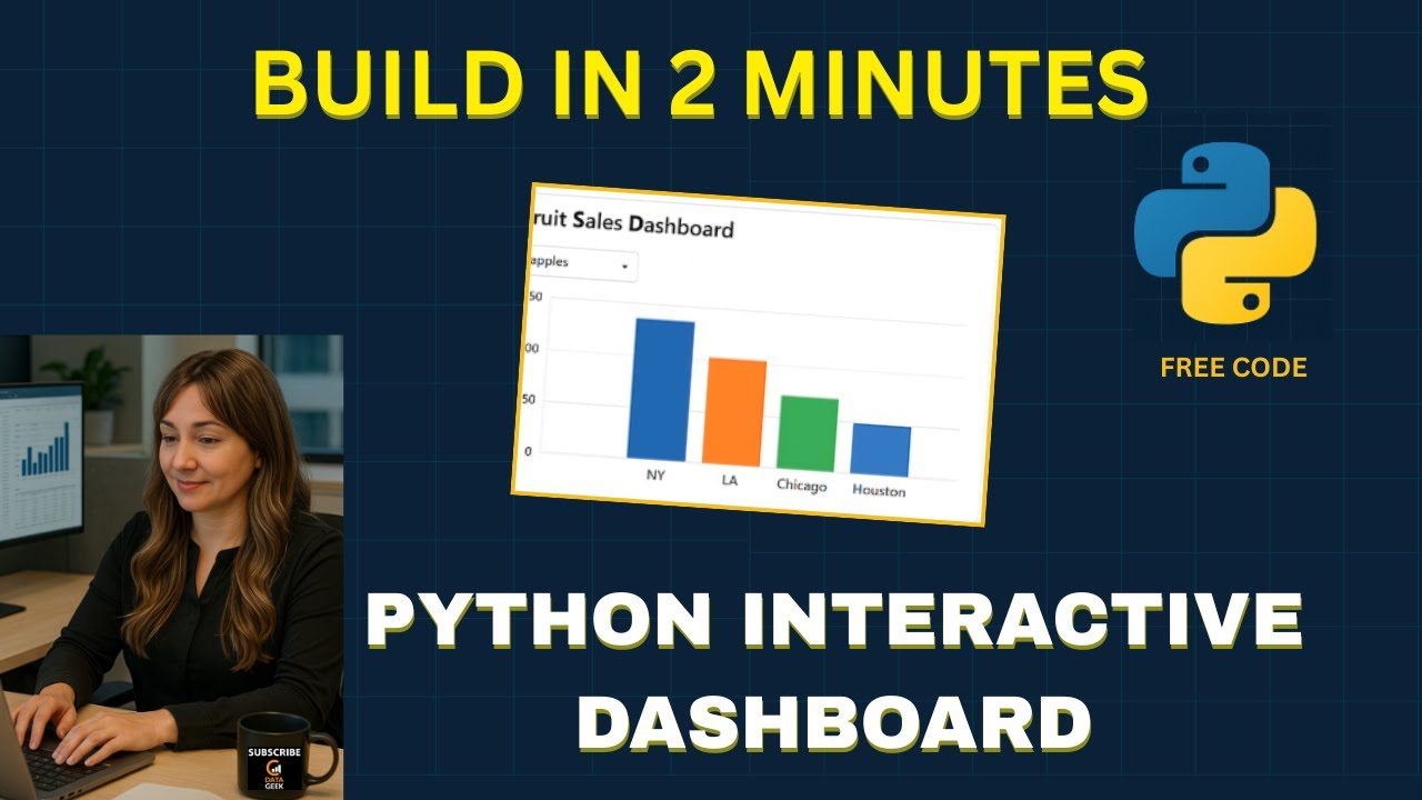 Create an Interactive Python Dashboard FAST with Dash & Plotly