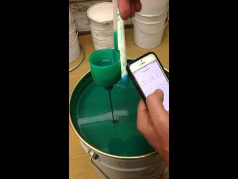 B4 Cup Viscosity Check
