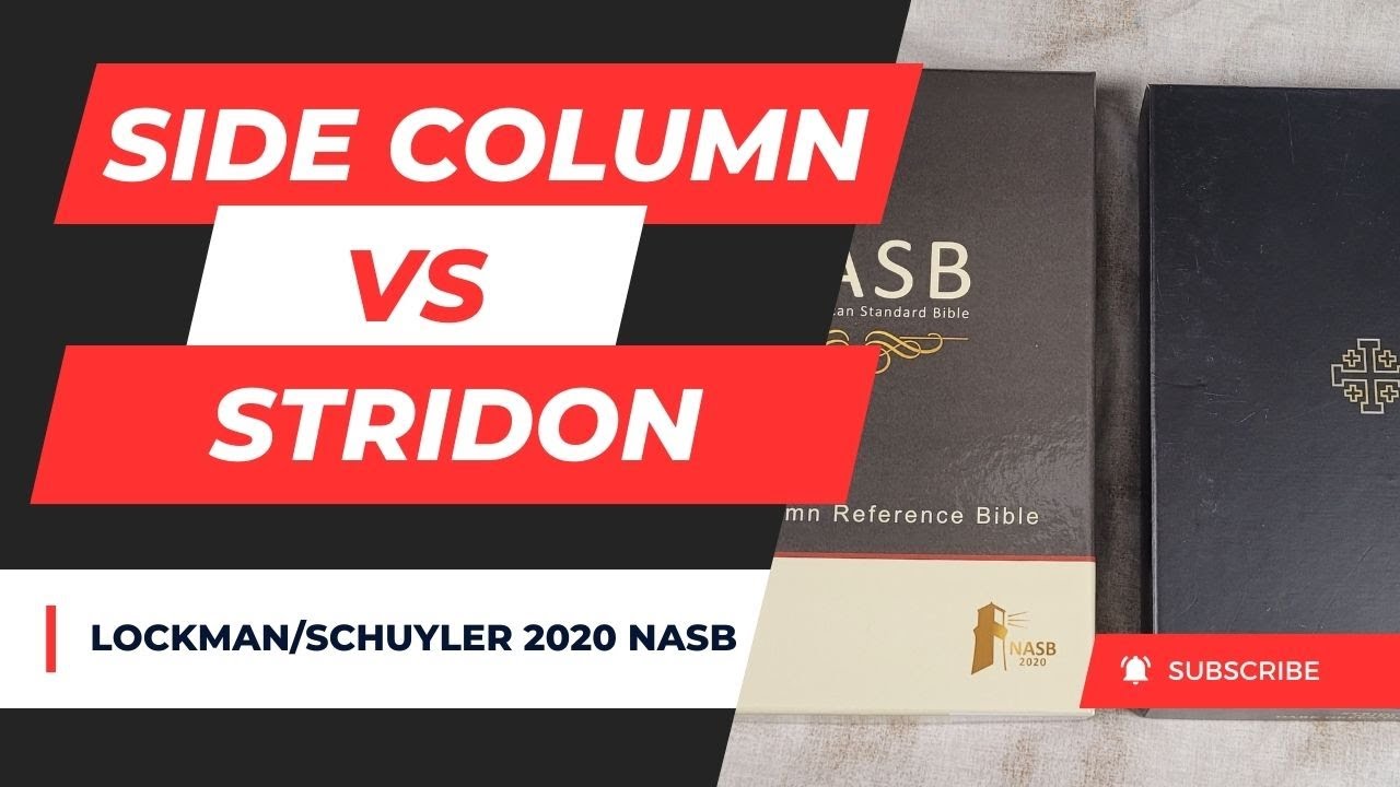 2020 NASB Side Column Reference vs Stridon