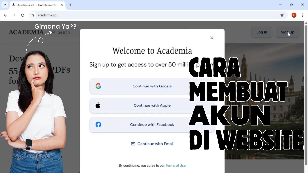Tutorial Academia.edu #1 – Cara Membuat Akun di Academia.edu Terbaru 2025