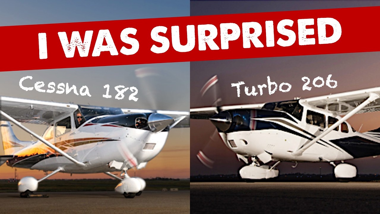 Cessna 182 vs. T206 Full Comparison (After Flying Both)