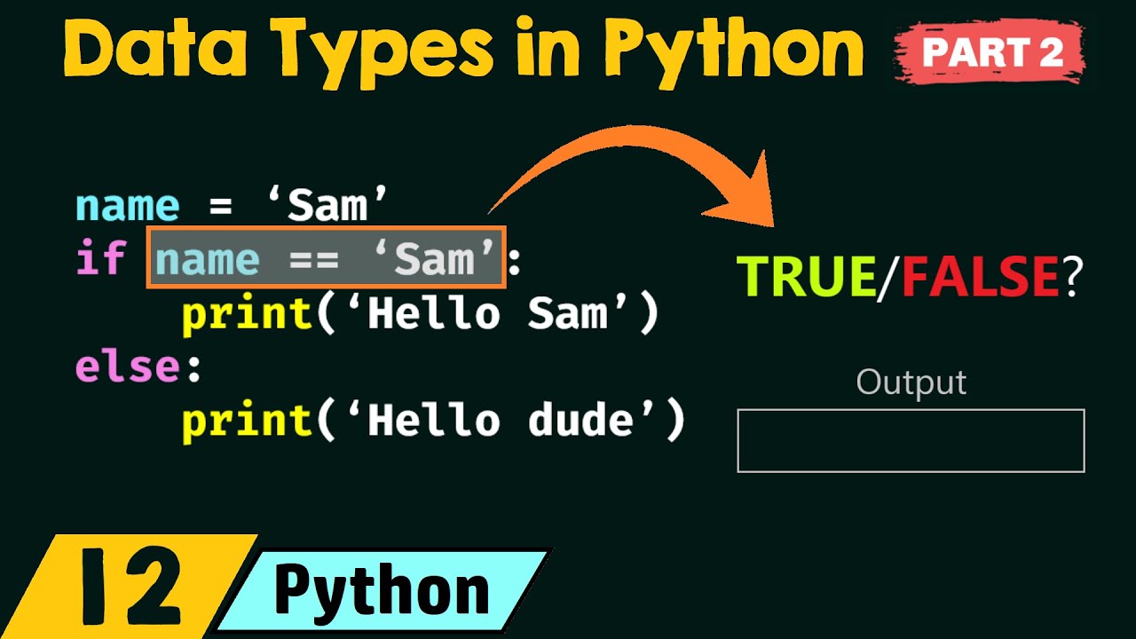 Basic Data Types in Python (Part 2)