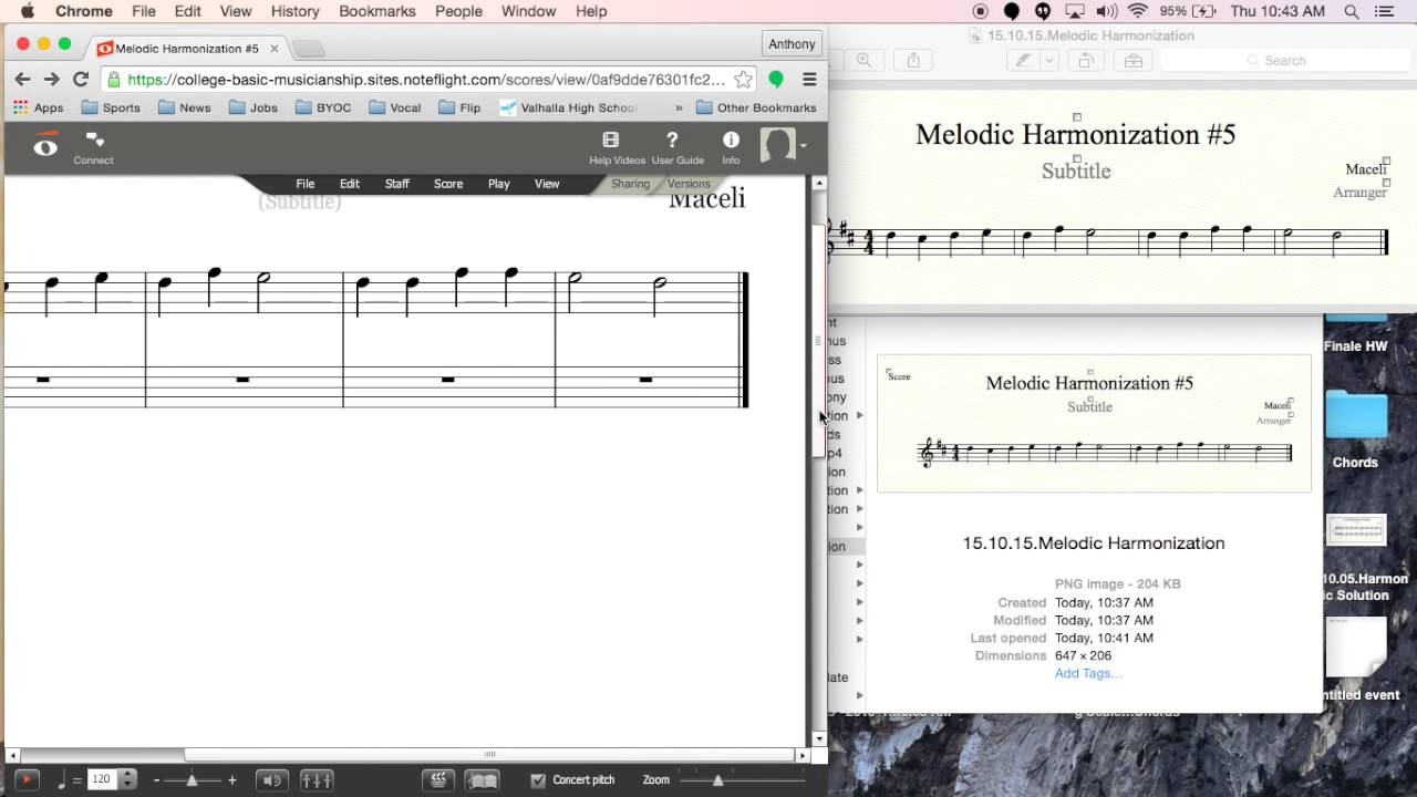 NoteFlight-Melodic Harmonization