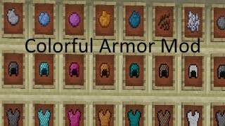 Colorful Armor Mod Para Minecraft 1.10.2/1.9.4/1.8/1.7.10 | ZonaCraft