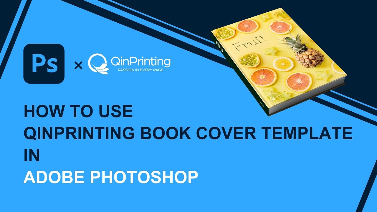 How to Use a Custom Book Cover template in Adobe Photoshop