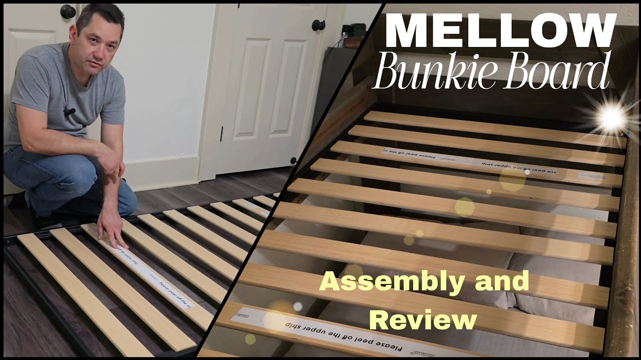 Mellow Metal Wood Slats Bunkie Board