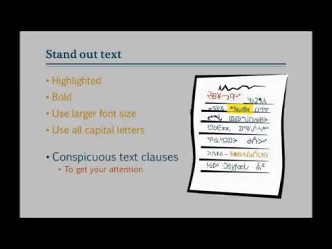 Quick clip: stand out text