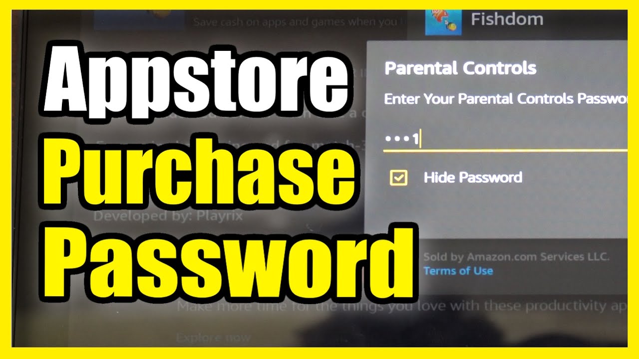 How to Require Password on Appstore Purchases on Amazon Fire HD 10 Tablet (Fast Tutorial)